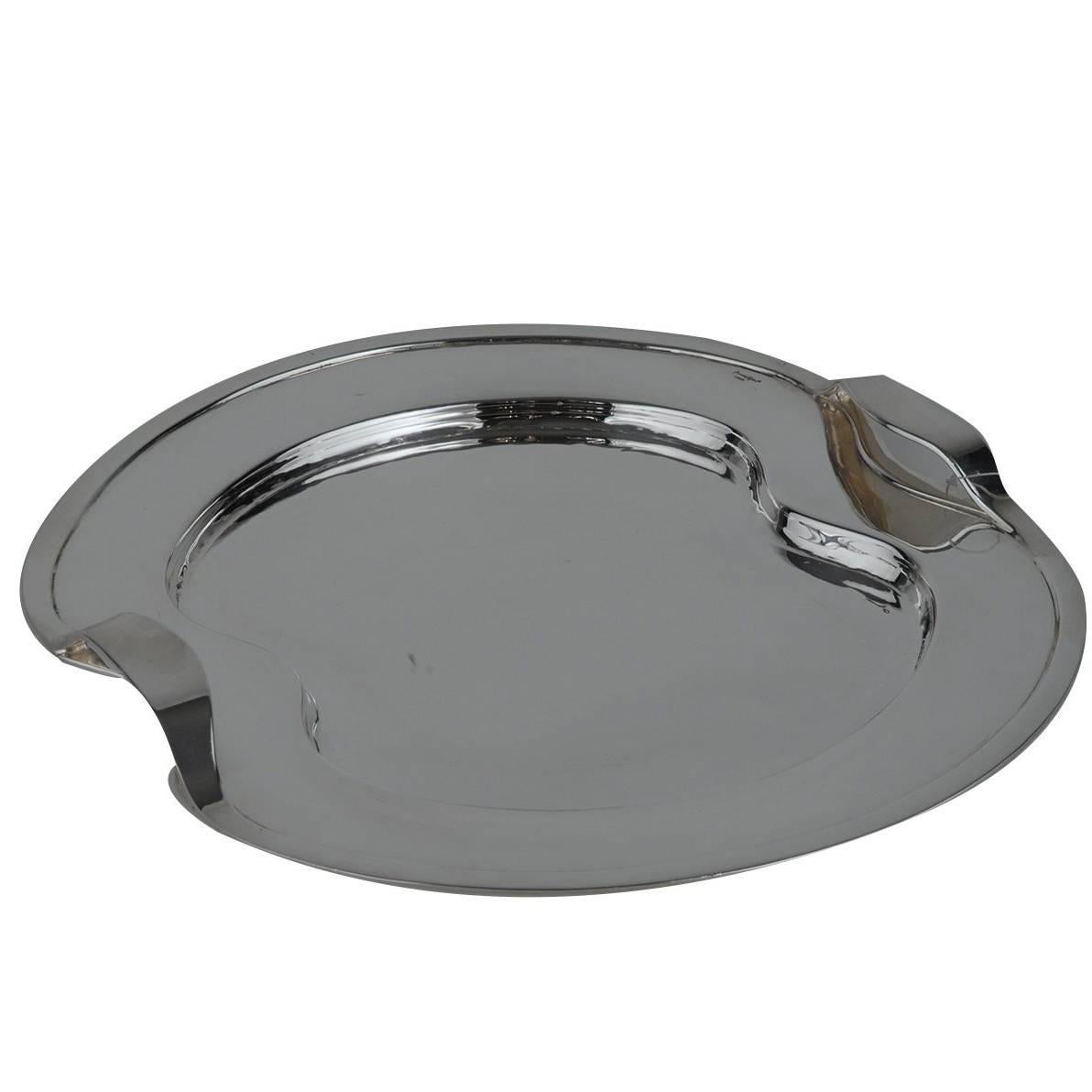 20th Century Baroque by Wallace Silver Shell Dish For Sale at 1stDibs