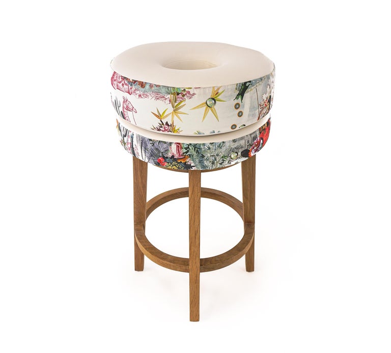 Round Donut Bar Stools For Sale at 1stDibs