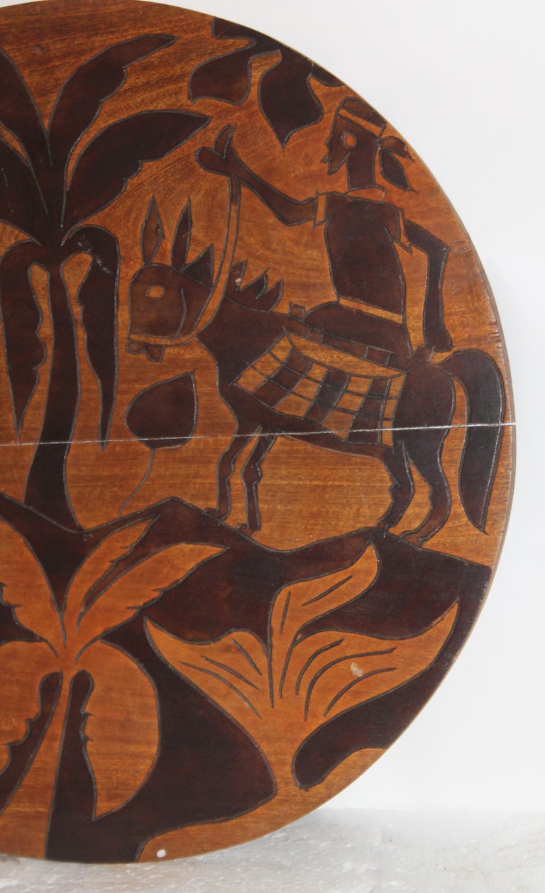 Round Folk Art Game Board From Haiti For Sale at 1stDibs | haiti game ...
