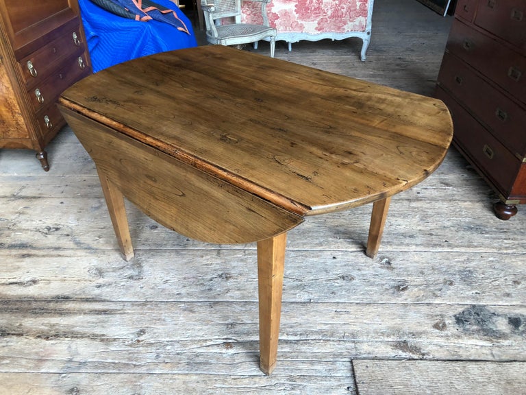 Round French Country Farm Table, 19th Century at 1stDibs