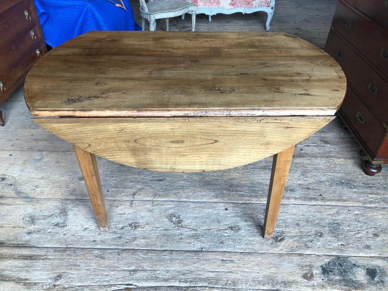 Round French Country Farm Table, 19th Century at 1stDibs