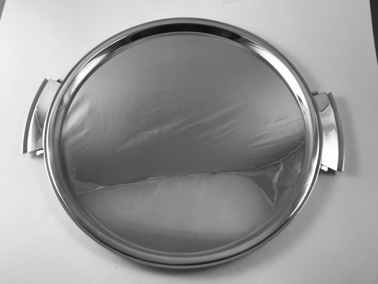 Round Georg Jensen Pyramid Tray 600G at 1stDibs