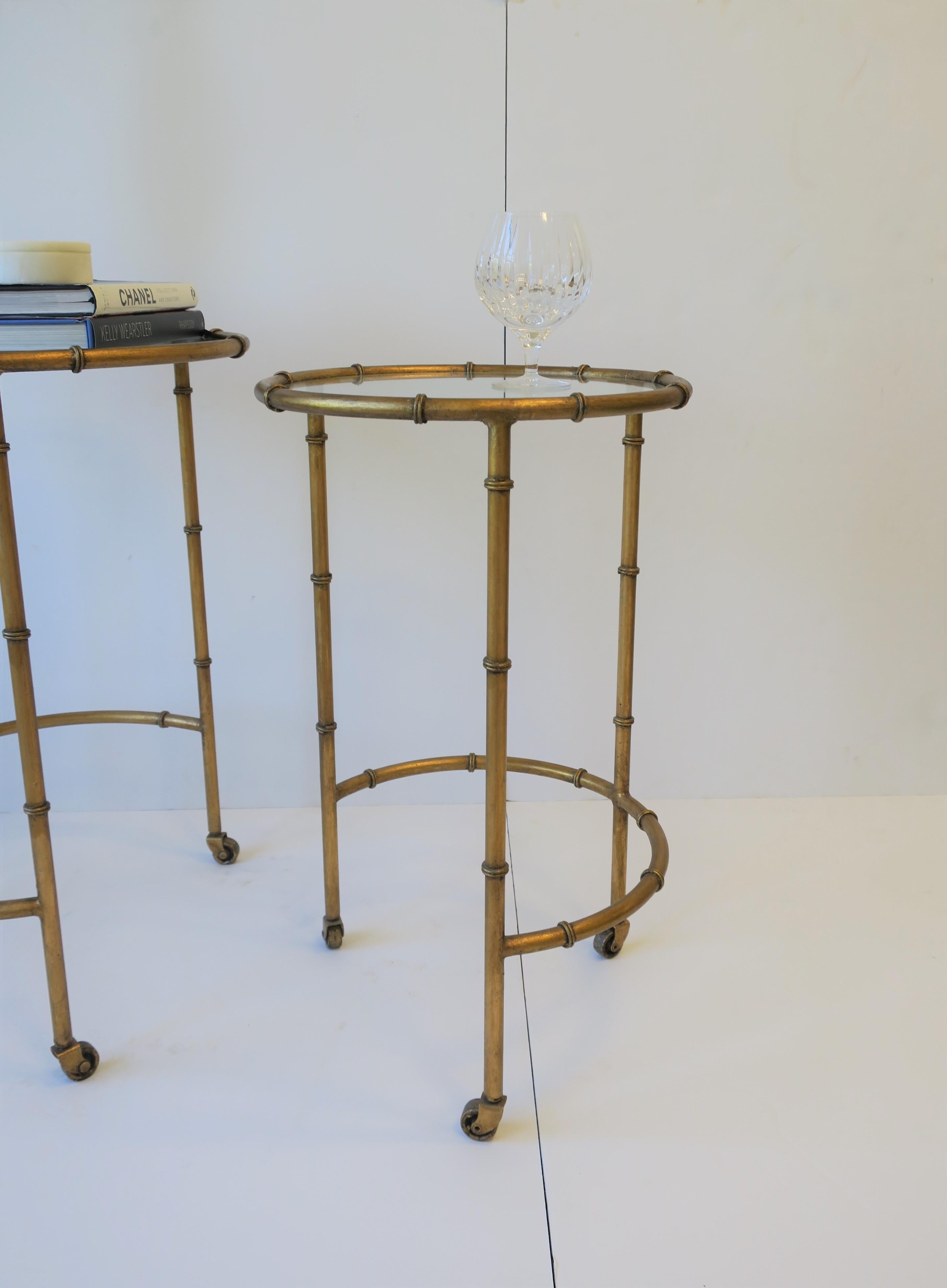 Round Gold Gilt Nesting Tables or Side Tables at 1stDibs | gold nesting ...