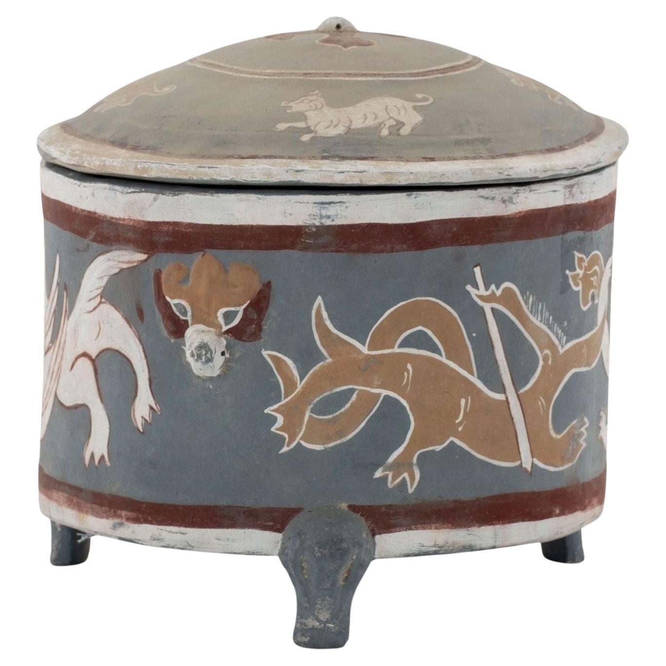 Italian Gilt Round Vessel at 1stDibs