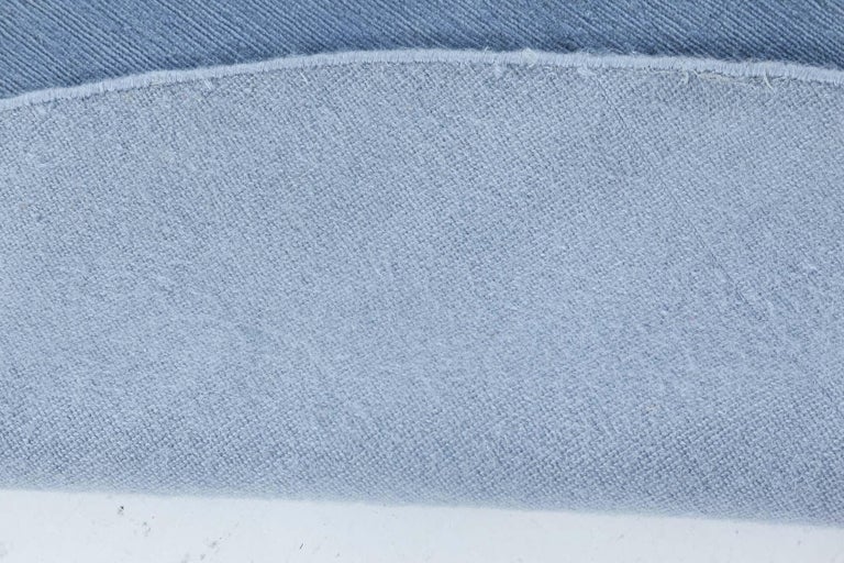 Round Lavender Hand Knotted Mohair Rug by Doris Leslie Blau For Sale at ...
