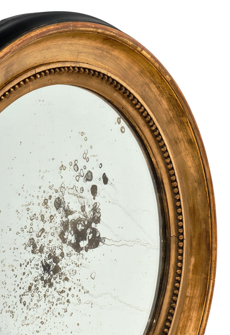 Round Louis XVI Period French Mirror at 1stDibs