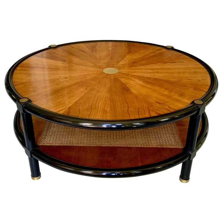Round Michael Taylor for Baker Coffee and Cocktail Table For Sale at ...