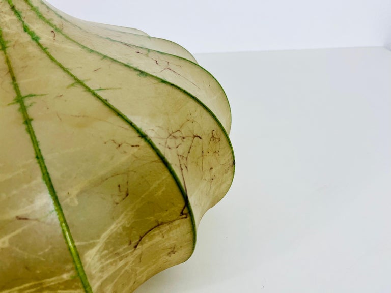 Round Mid-Century Modern Cocoon Flush Mount, 1960s, Italy For Sale at ...
