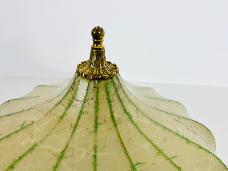 Round Mid-Century Modern Cocoon Flush Mount, 1960s, Italy For Sale at ...