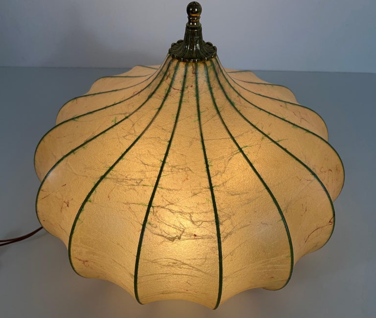 Round Mid-Century Modern Cocoon Flush Mount, 1960s, Italy For Sale at ...