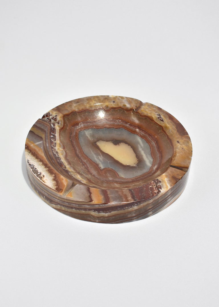 Round Onyx Catchall For Sale at 1stDibs