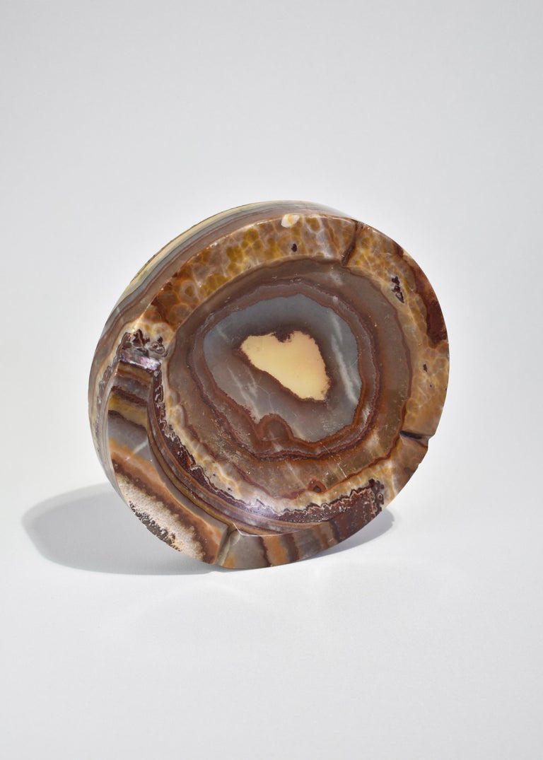 Round Onyx Catchall For Sale at 1stDibs