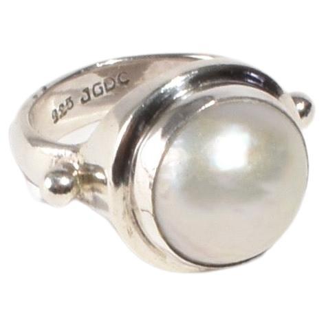 Round Pearl Ring For Sale at 1stDibs