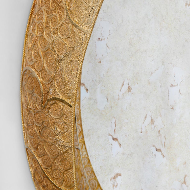 Round Pilgrim Mirror For Sale at 1stDibs