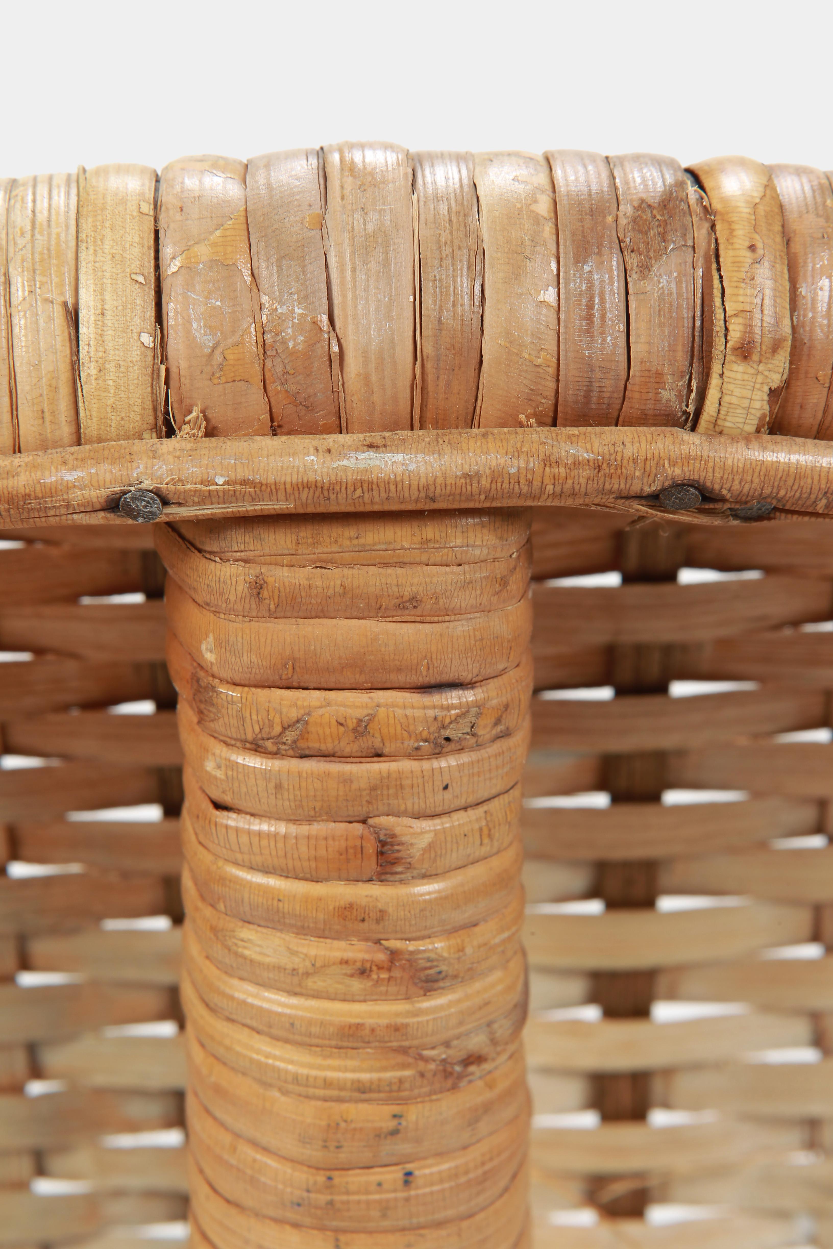 Round Rattan Circle Chair, 1950s at 1stDibs | round circle chair ...