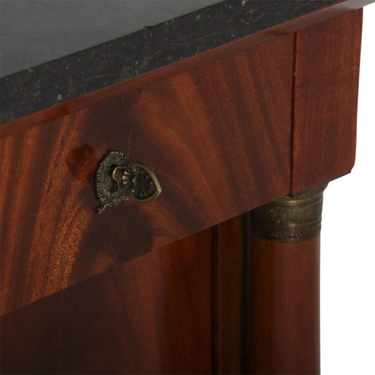 Round Side Table Empire Style from France, circa 1920 at 1stDibs