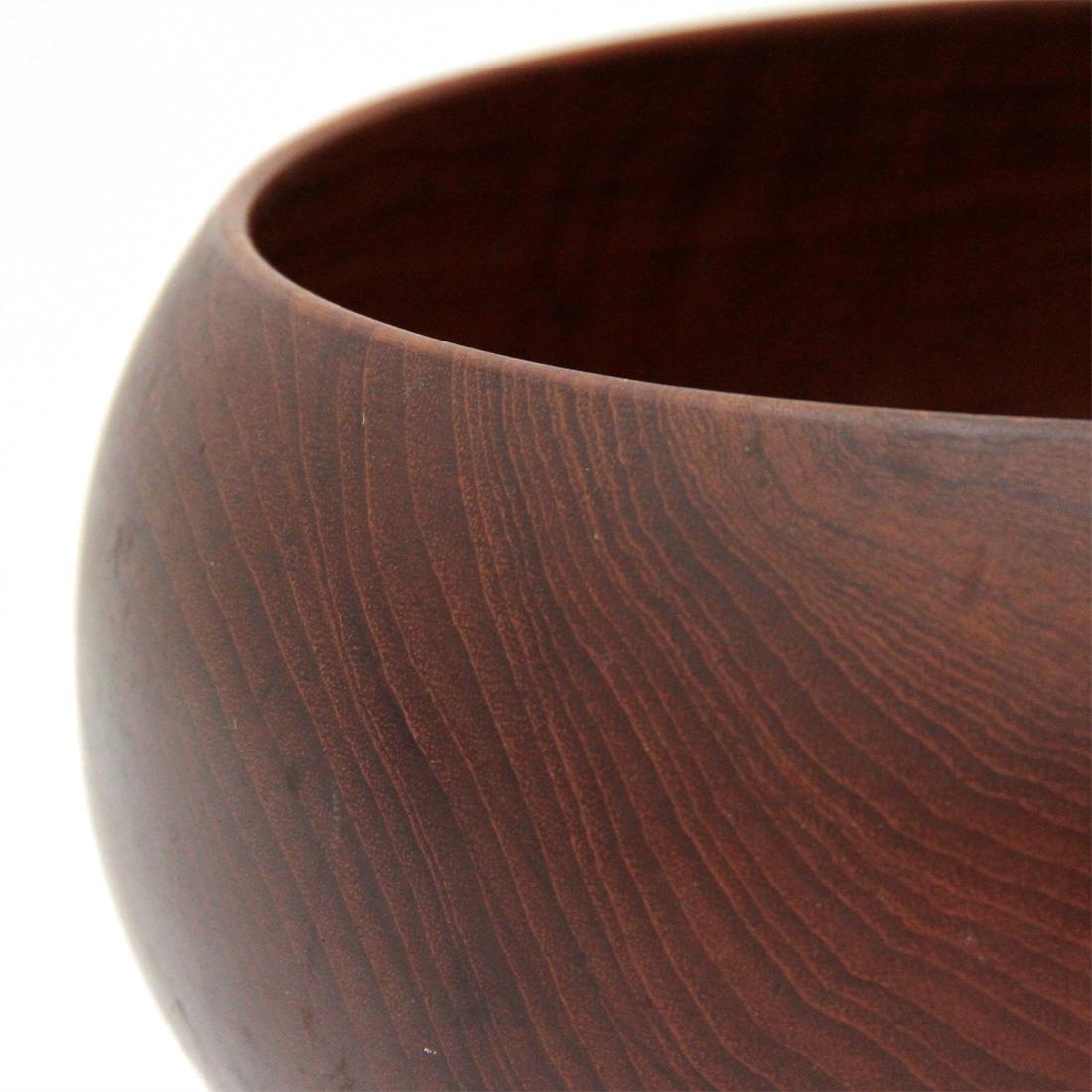 Round Teak Bowl by S&K Holboll, 1960s at 1stDibs | holboll denmark
