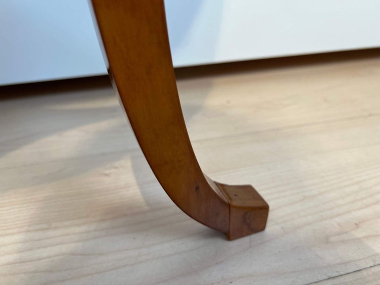Round Three-Legged Biedermeier Side Table, Walnut, South Germany, circa ...