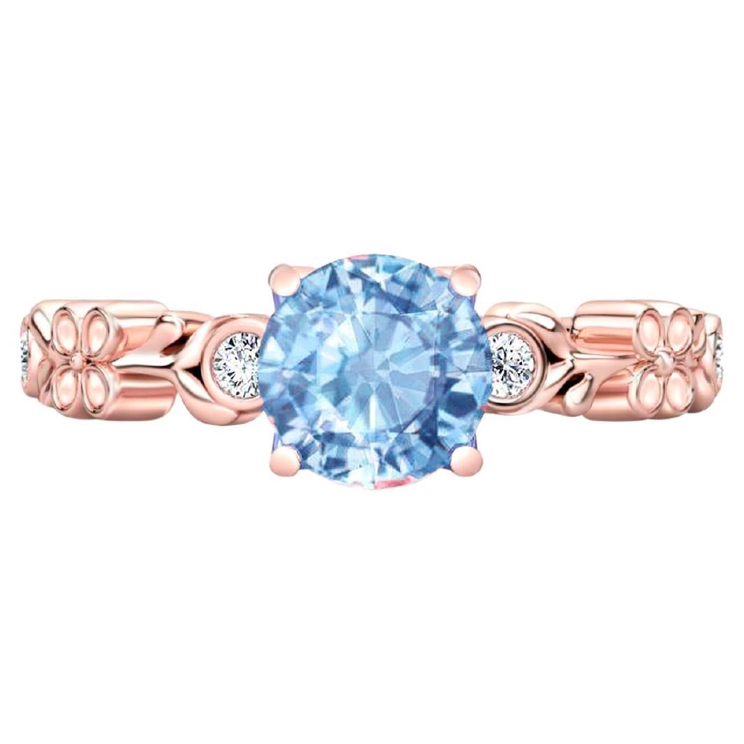 Round topaz 14 gold ring. For Sale at 1stDibs