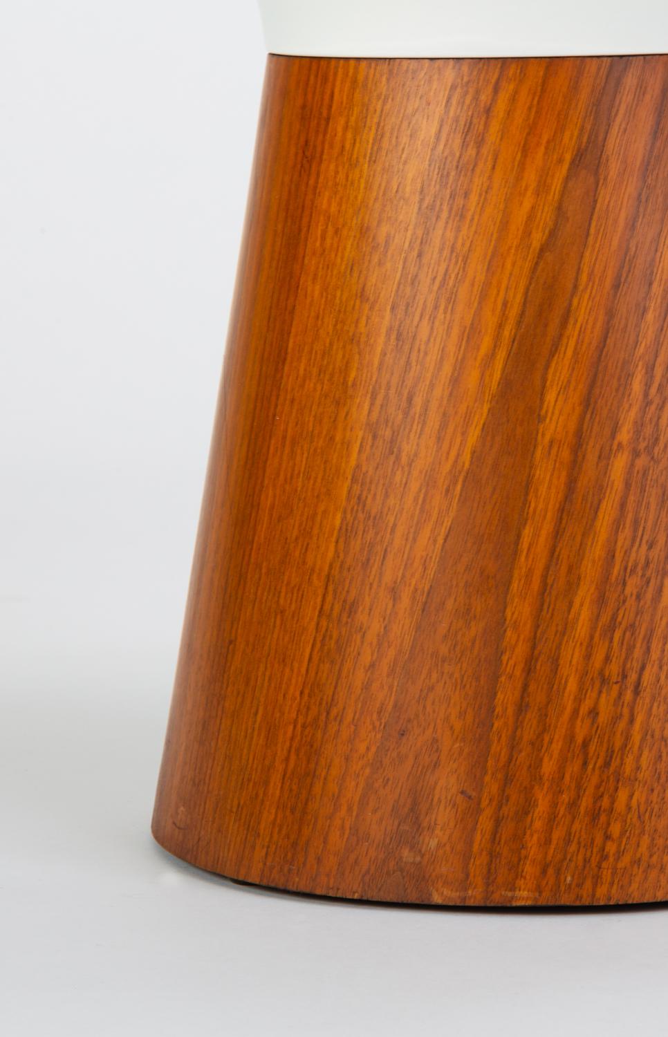 Round Travertine Table by Frank Rohloff for Brown Saltman at 1stDibs