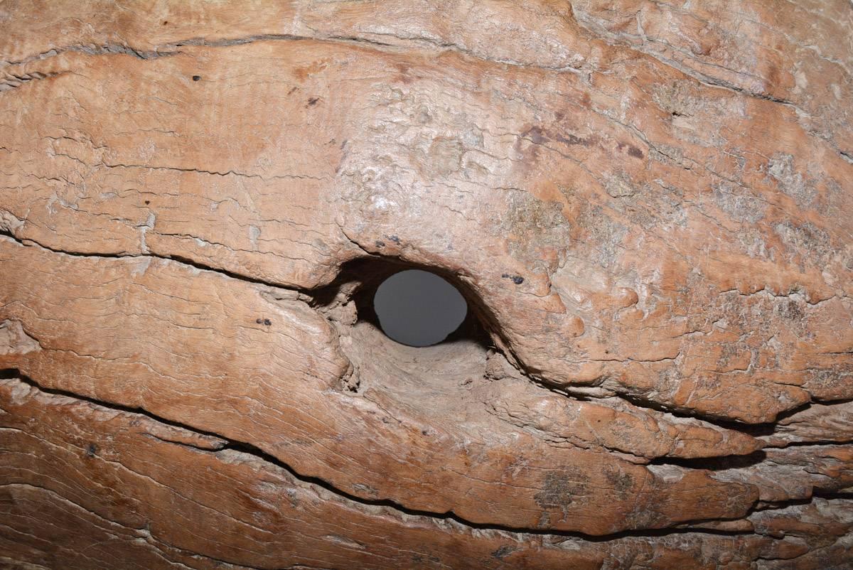 Round Wood Bi Disc Style Sculpture at 1stDibs | round sculpture, round ...