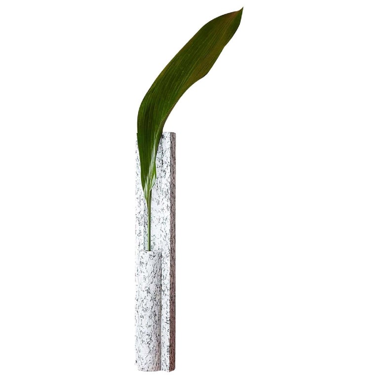 21 Century Contemporary Serizzo Stone Vase Handmade in Italy by Ilaria ...