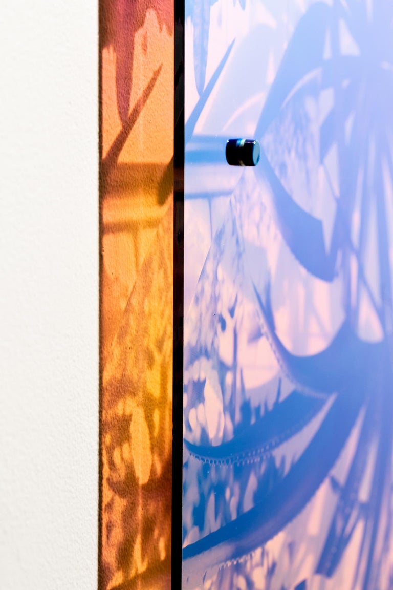 Roxana Azar - "Tree Aloe", Holographic, Mirrored, Reflective, Wall ...