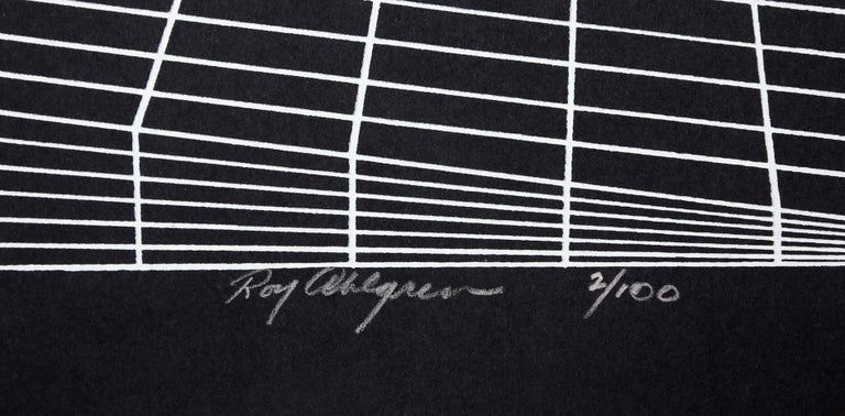 Roy Ahlgren - "Lineate II", 1969, Silkscreen by Roy Ahlgren For Sale at ...