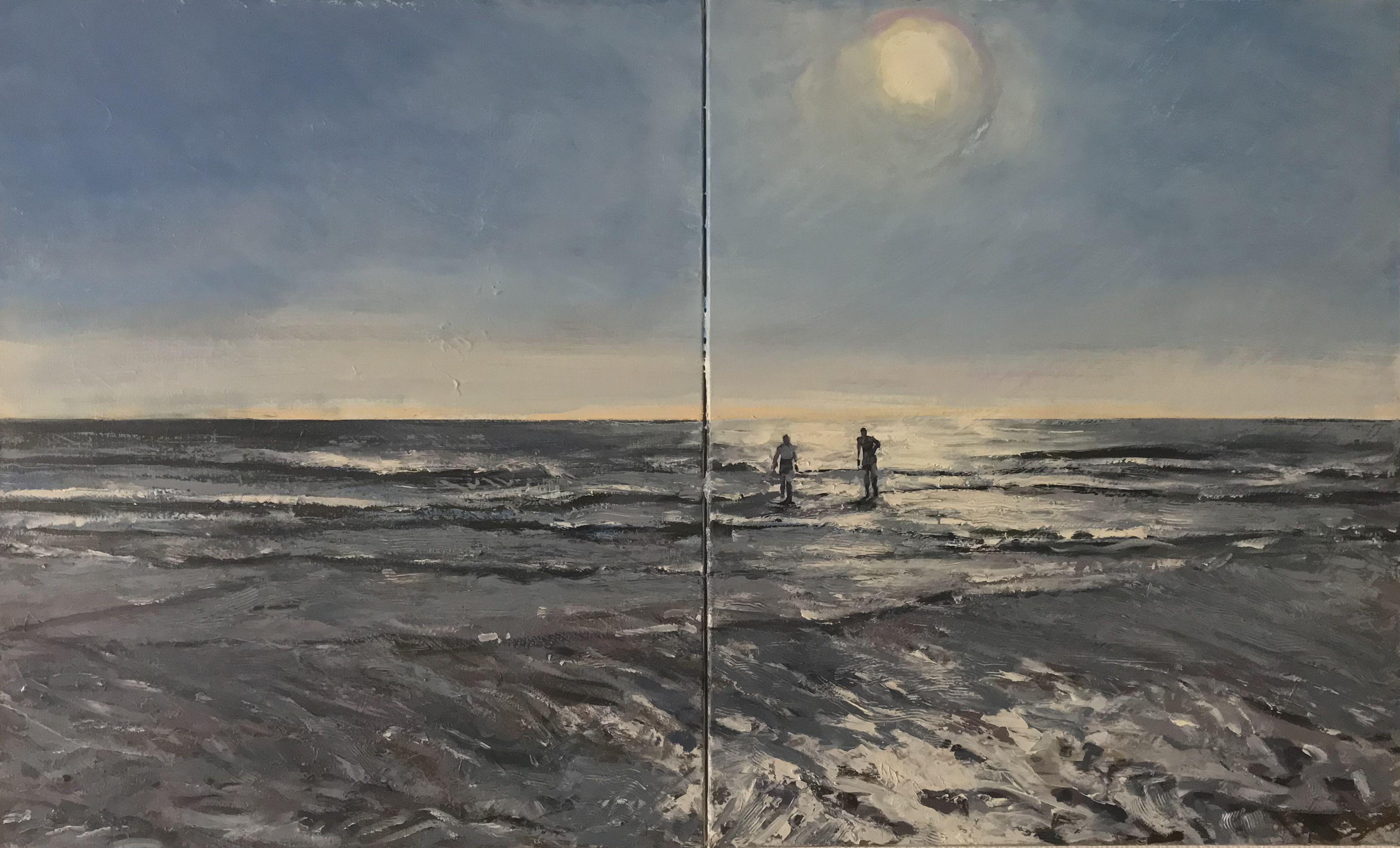 Roy Forget - An Ultimatum, Painting, Oil on Canvas For Sale at 1stDibs