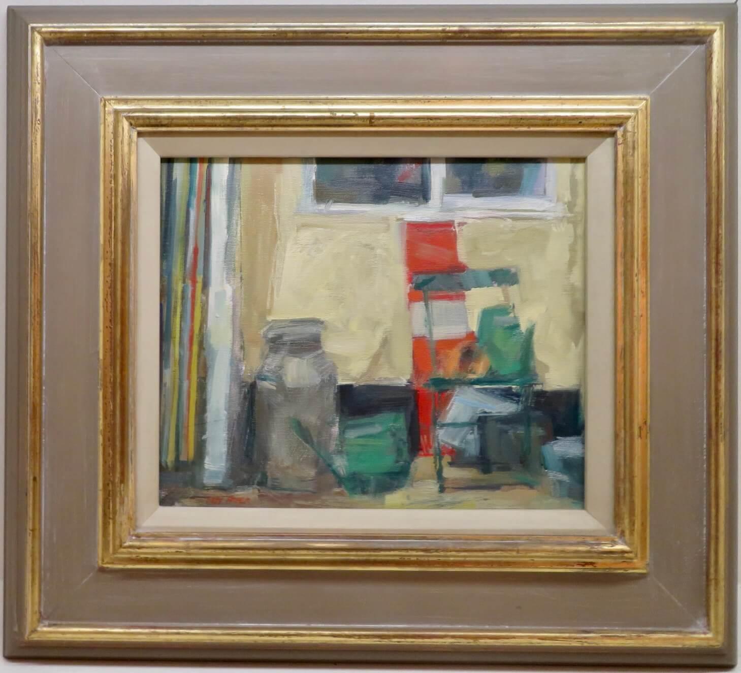 Frank Johnson - English 1970's OIL PAINTING Female Nude In An Interior ...