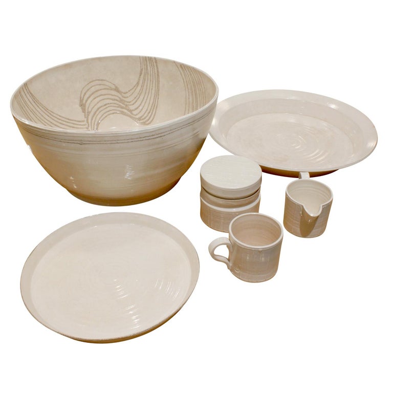 Roy Hamilton Rare and Important 29 Piece Dish Set 1970s 'Signed and ...