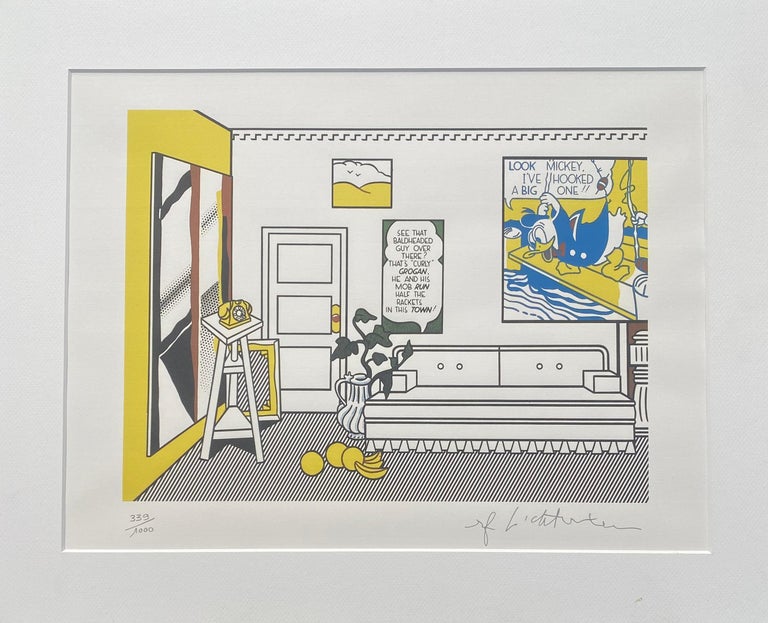 Roy Lichtenstein, Artist's Studio Look Mickey, 1995 For Sale at 1stDibs