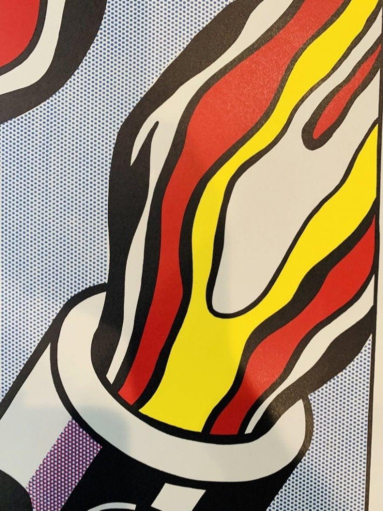Roy Lichtenstein, "As I Opened Fire, 1964" Triptych at 1stDibs