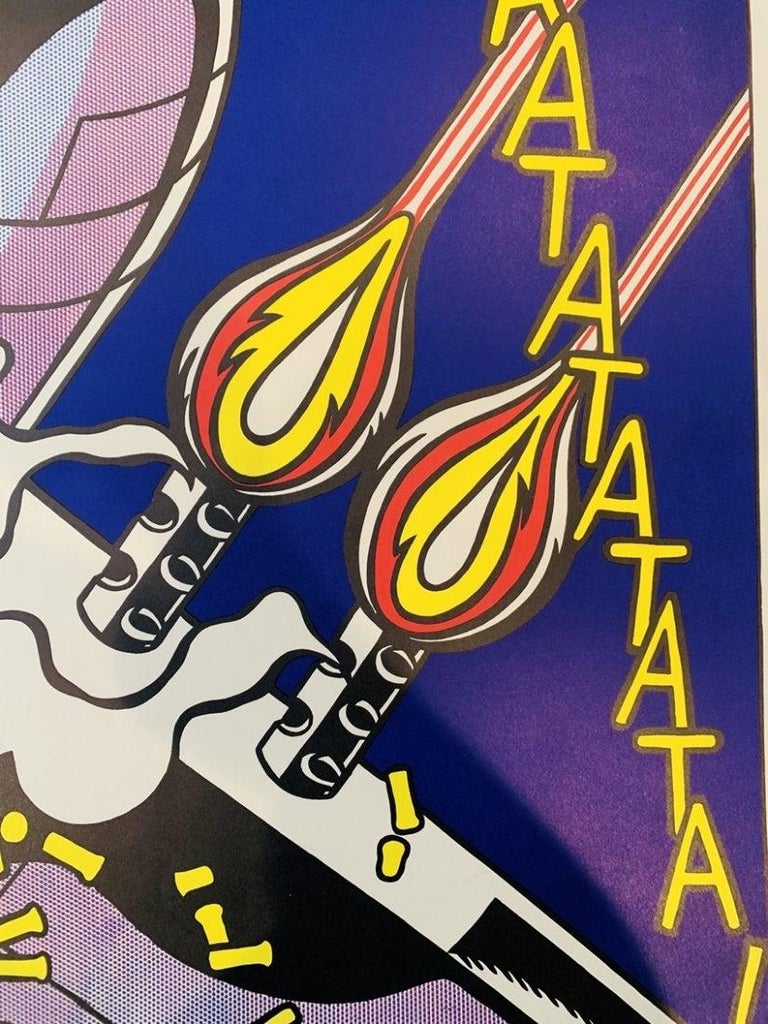 Roy Lichtenstein, "As I Opened Fire, 1964" Triptych at 1stDibs