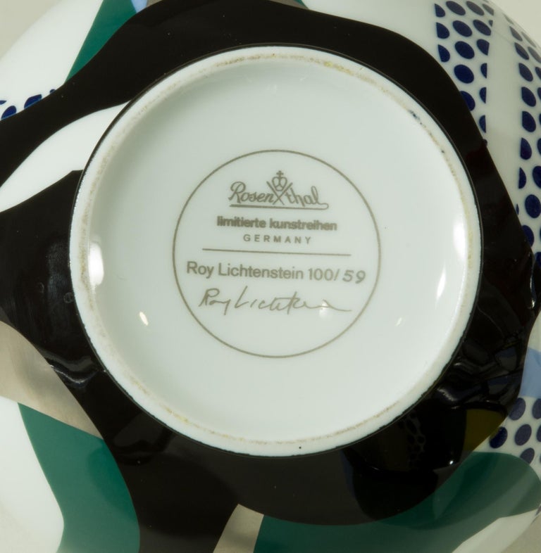 Roy Lichtenstein - Rosenthal Tea Set For Sale at 1stDibs