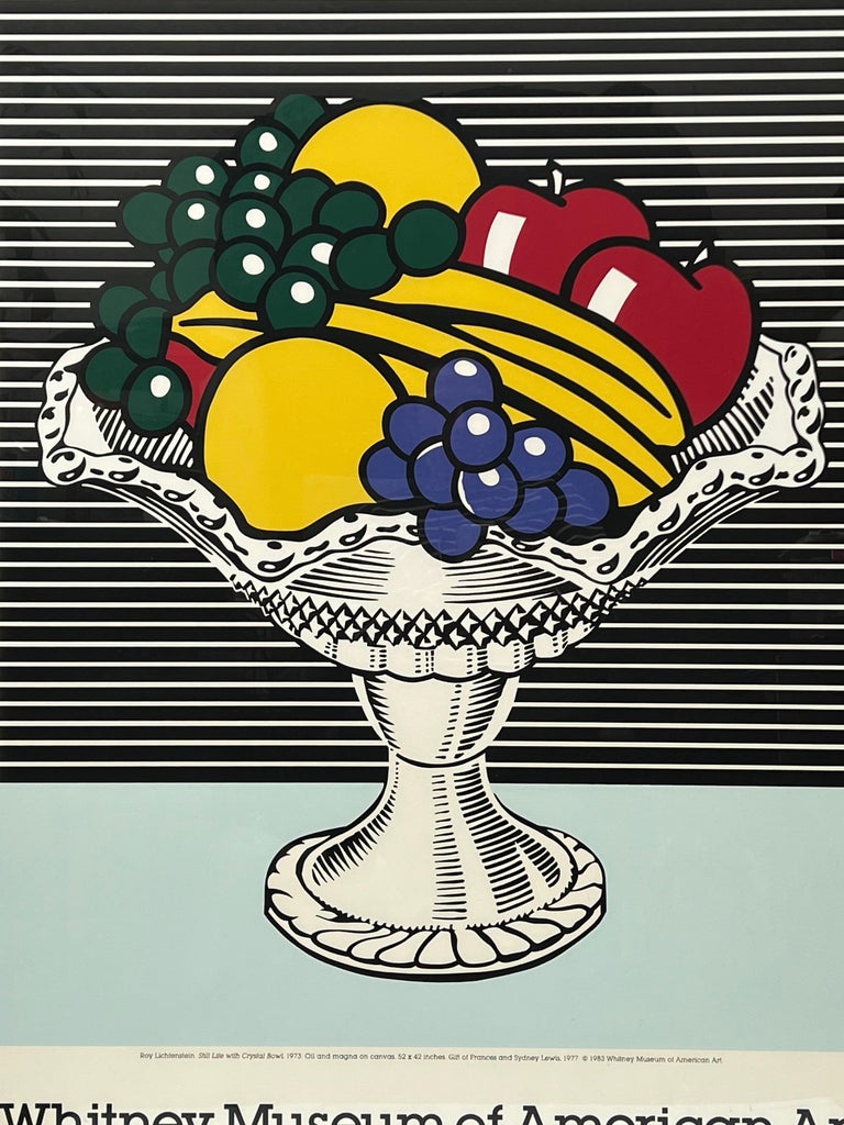 Roy Lichtenstein Pop Art Lithograph - Whitney Museum of American Art in ...