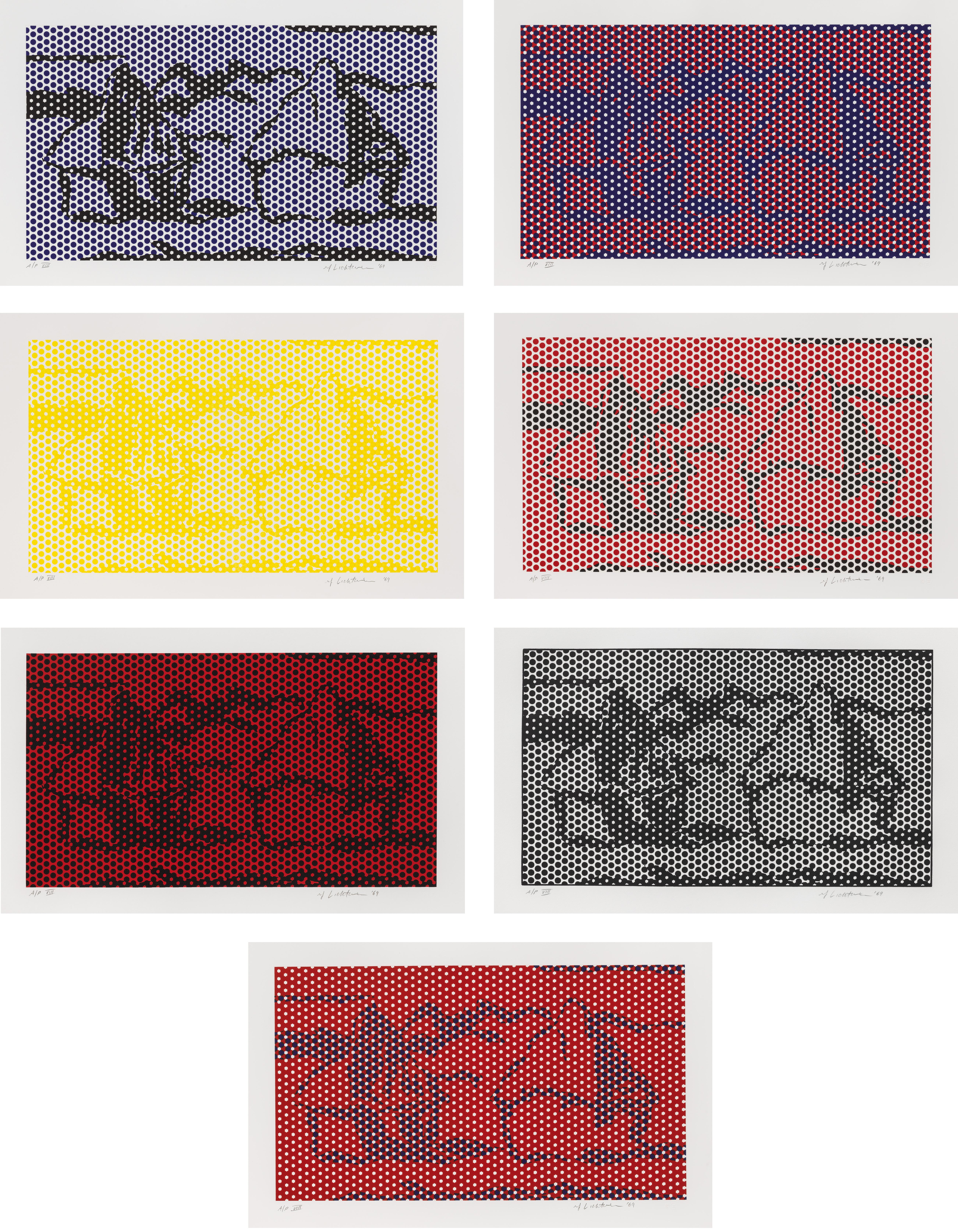 Roy Lichtenstein - Haystack Series For Sale at 1stDibs