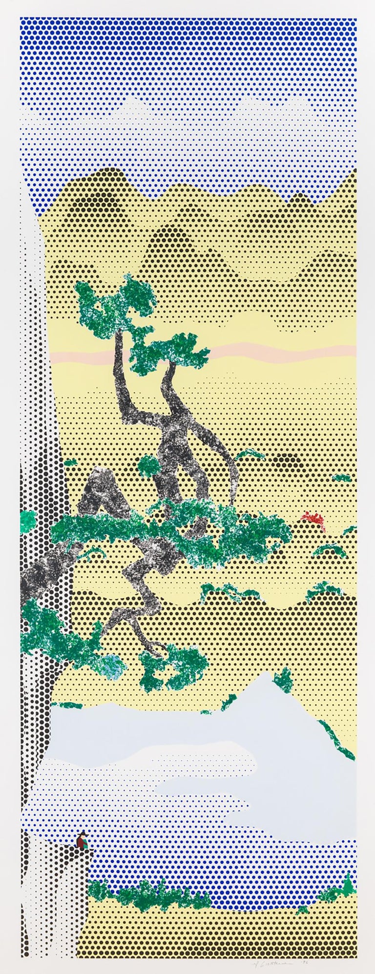 Roy Lichtenstein - Landscape with Poet For Sale at 1stDibs
