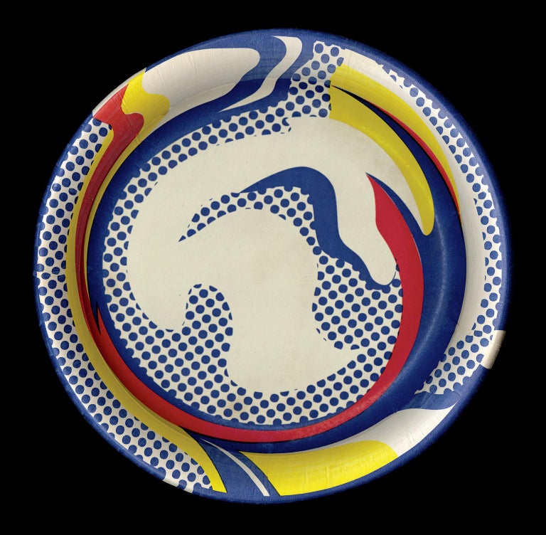 Roy Lichtenstein - Assiette en carton Lichtenstein - Icône du Pop Art ...