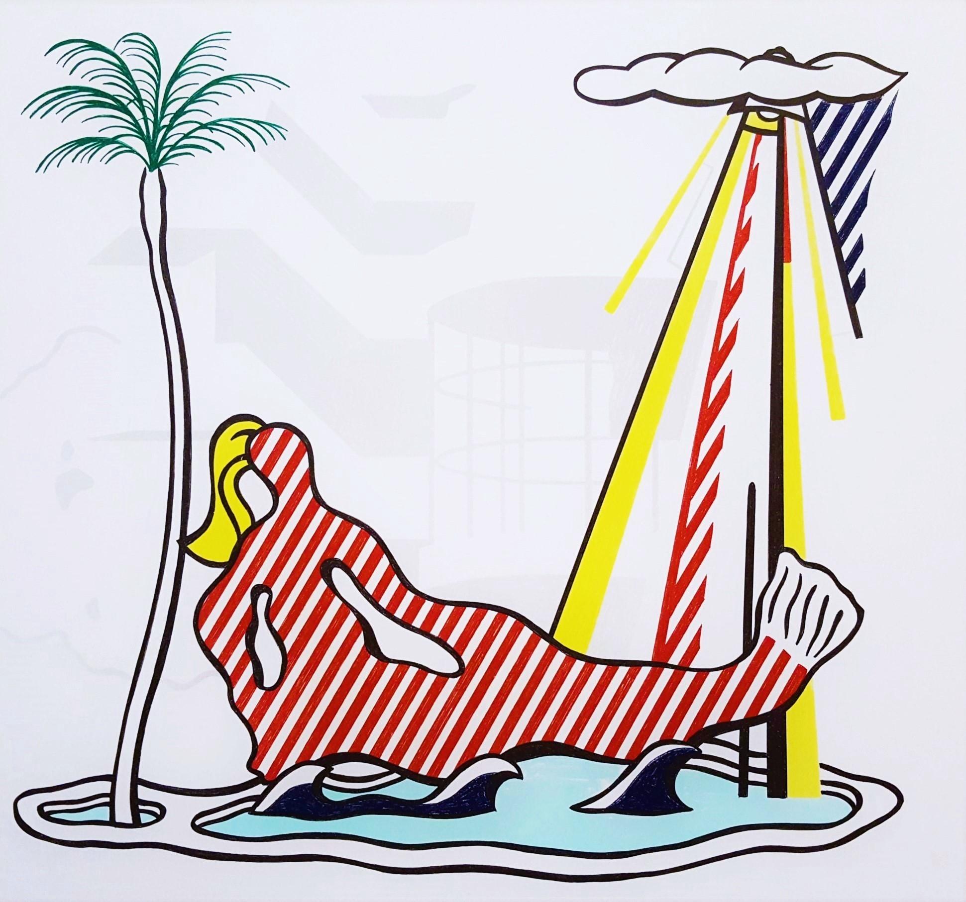Roy Lichtenstein - Mermaid at 1stDibs | roy lichtenstein mermaid ...
