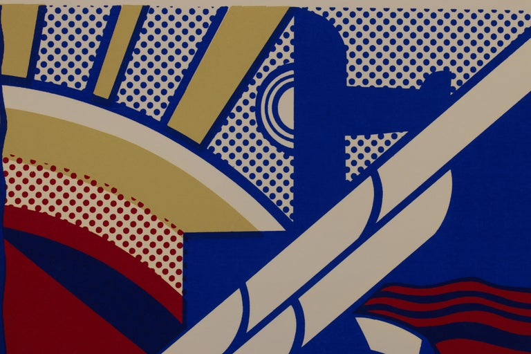 Roy Lichtenstein - Modern Art, Original screenprint in color vintage ...