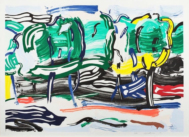 Roy Lichtenstein - Road Before the Forest, Roy Lichtenstein For Sale at ...
