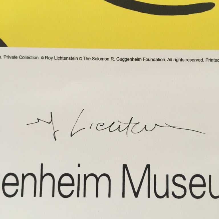 Roy Lichtenstein - Roy Lichtenstein ''Girl with hair ribbon'' Signed ...