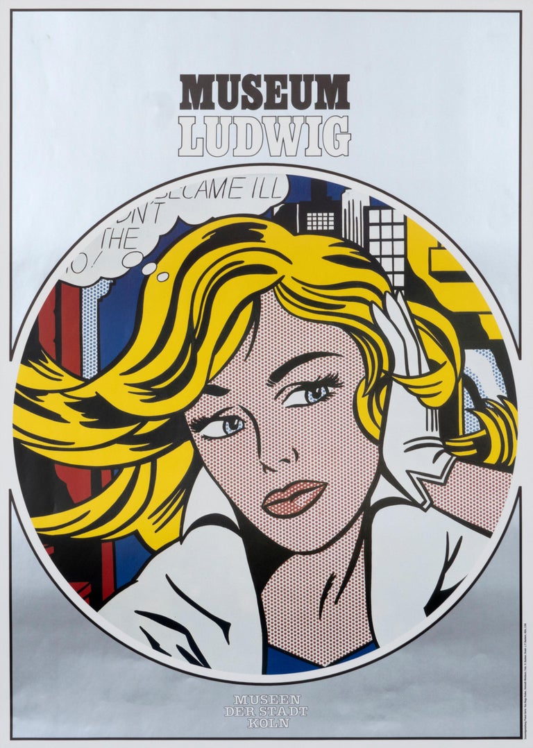 Roy Lichtenstein - "Roy Lichtenstein - Museum Ludwig" Original Vintage ...