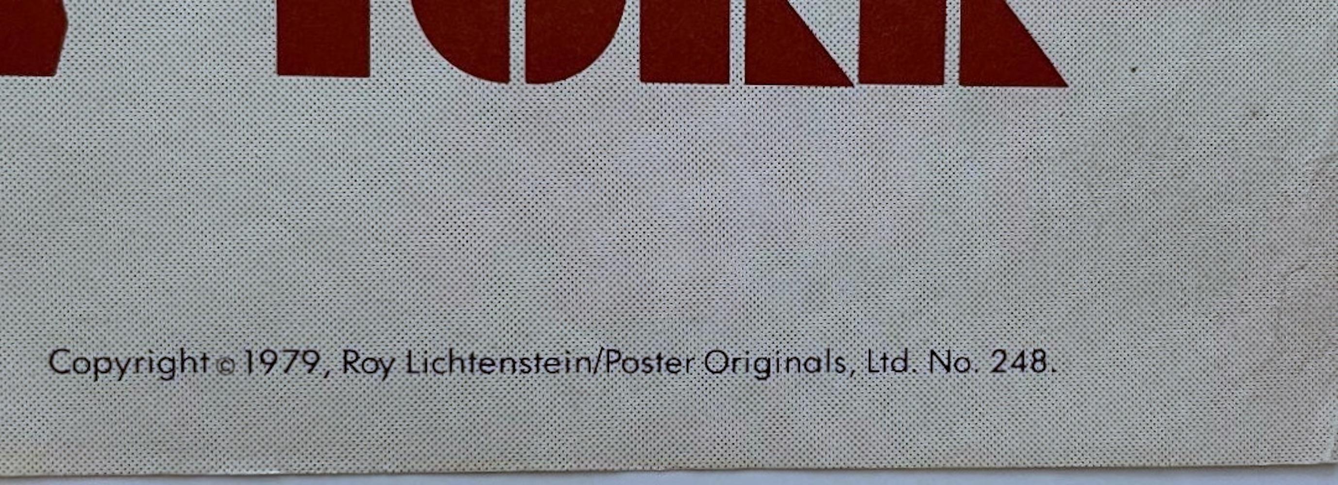 Roy Lichtenstein - Stepping Out at 1stDibs | roy lichtenstein stepping out