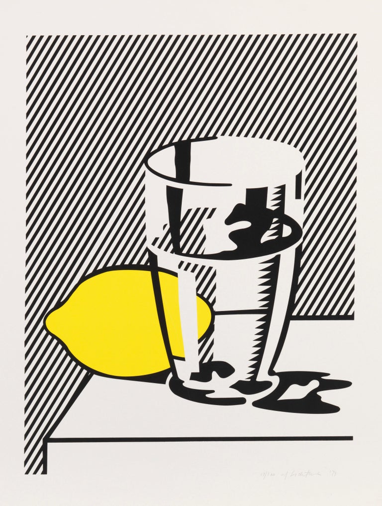 Roy Lichtenstein - Still Life with Lemon and Glass at 1stDibs