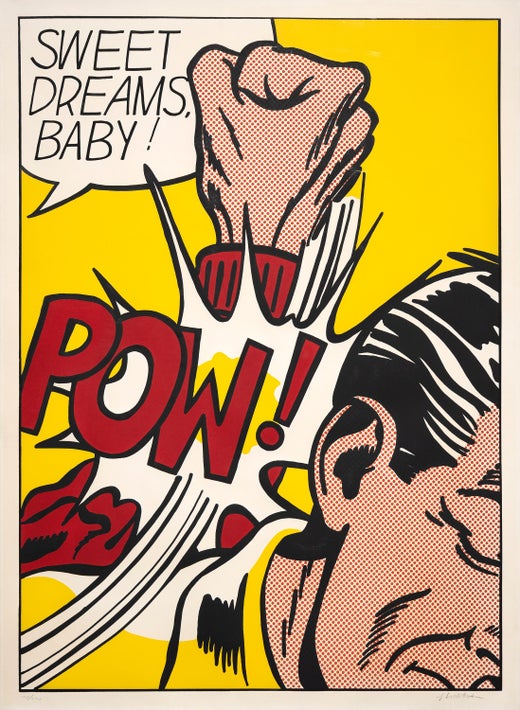 Original Roy Lichtenstein offset lithograph, "Stedelijk Museum Poster ...