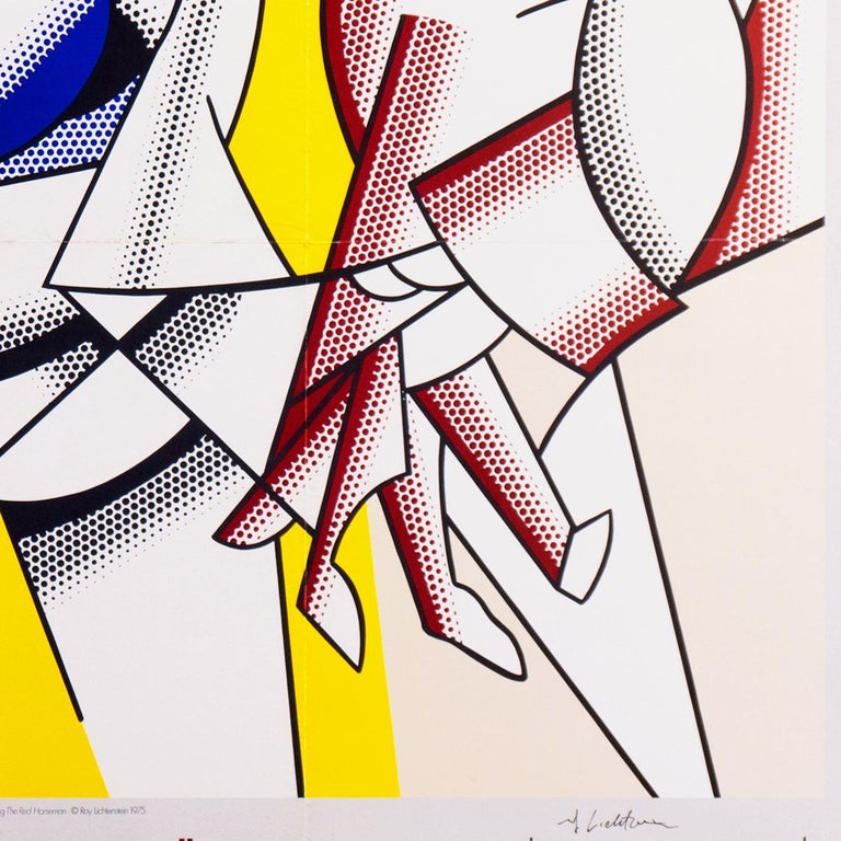 The Red Horseman', Signed Leo Castelli Gallery Exhibition Poster, Pop ...