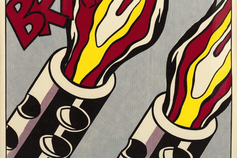 Roy Lichtenstein Signed Triptych "As I Opened Fire" Prints, Stedelijk Museum at 1stDibs | roy ...