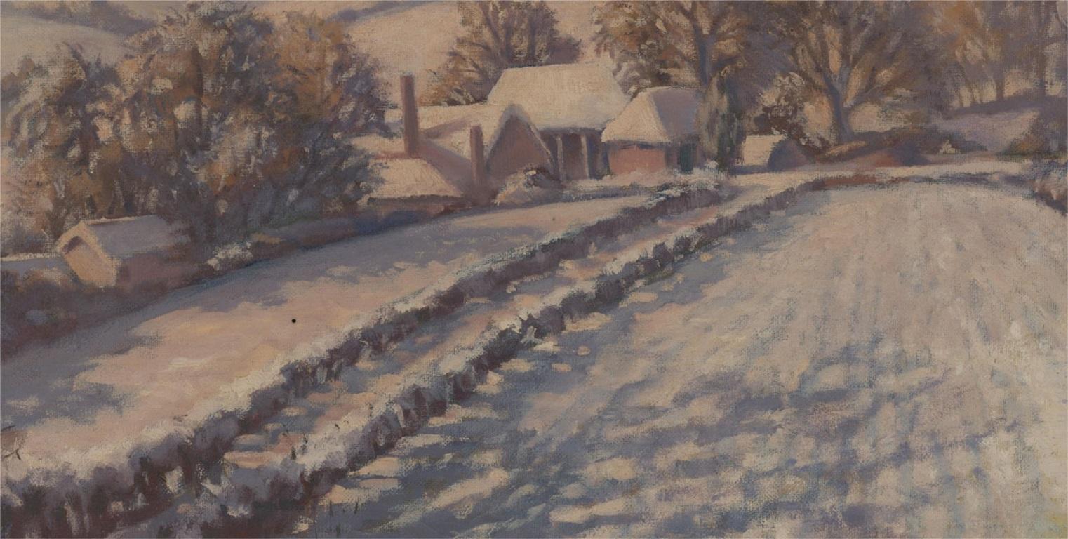 Roy Perry - Roy Perry - Contemporary Oil, Snowy Afternoon For Sale at ...